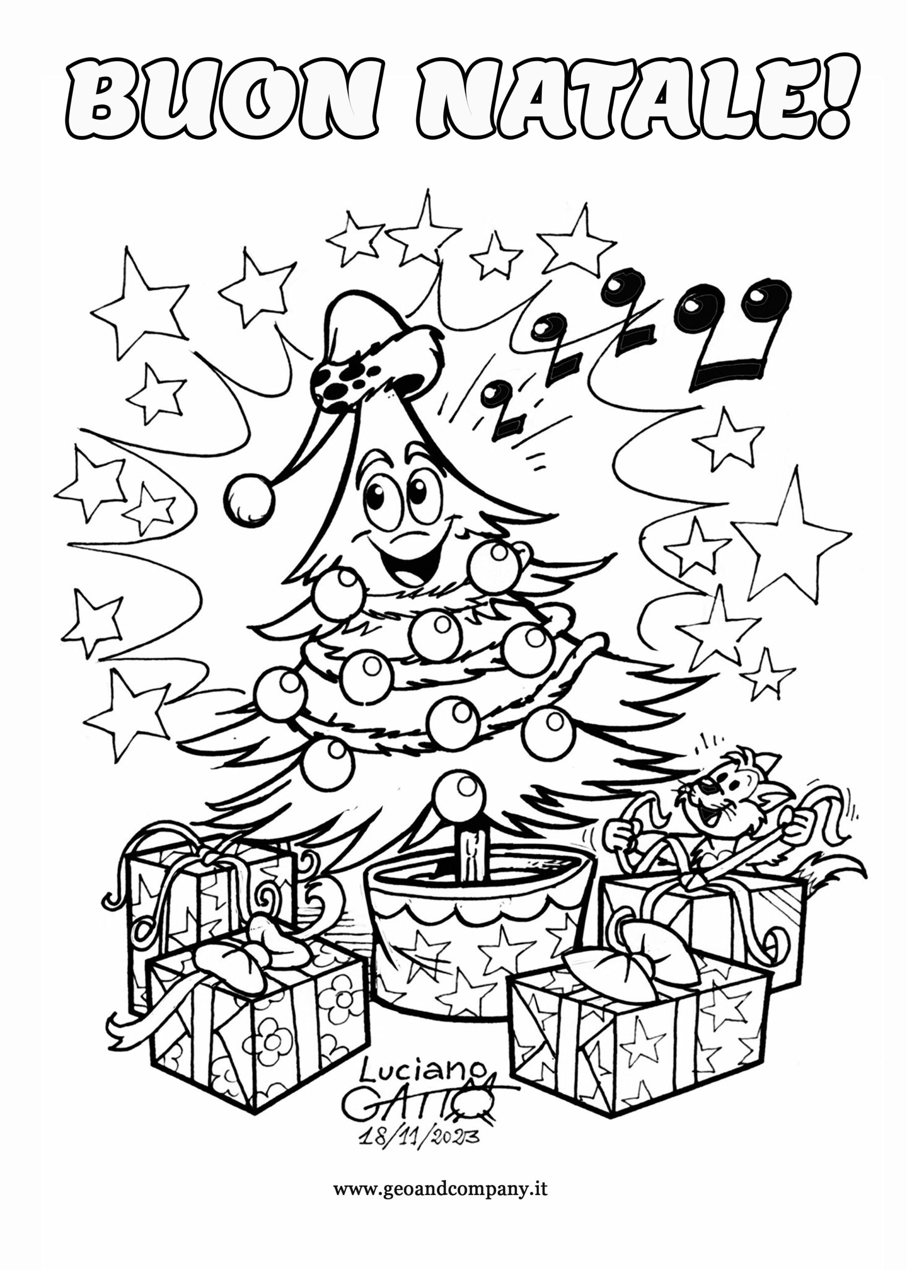 Buon Natale Da Colorare Disegni Di Natale Da Colorare (stampa Gratis)